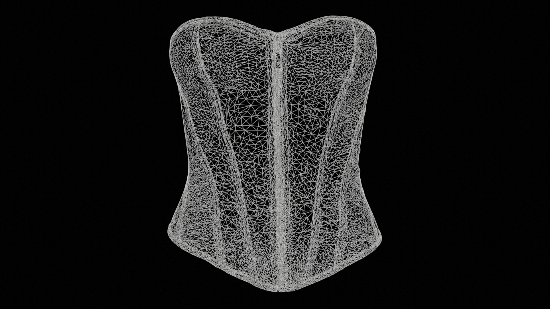 Simple Corset - 3D Model by Polygonal Miniatures