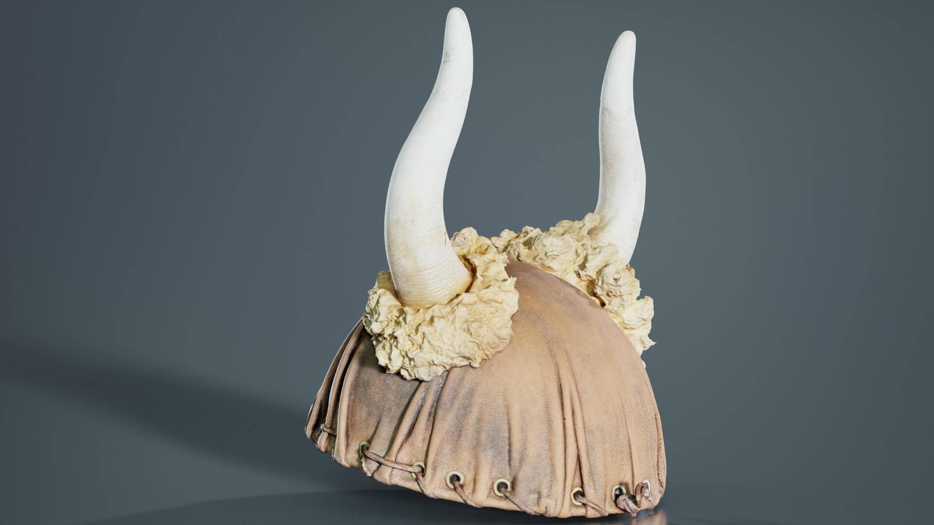 Skin Horn Hat - 3D Model by Polygonal Miniatures