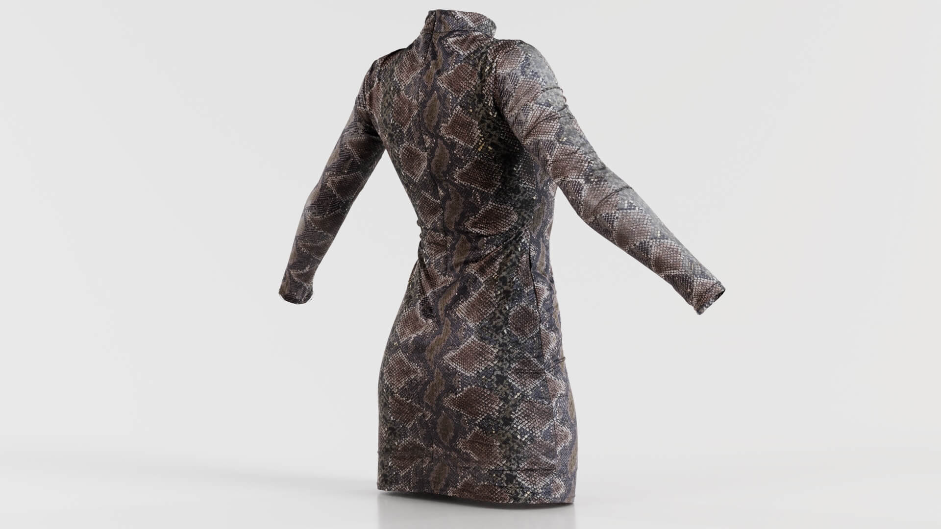Snake Dress - 3D Model by Polygonal Miniatures