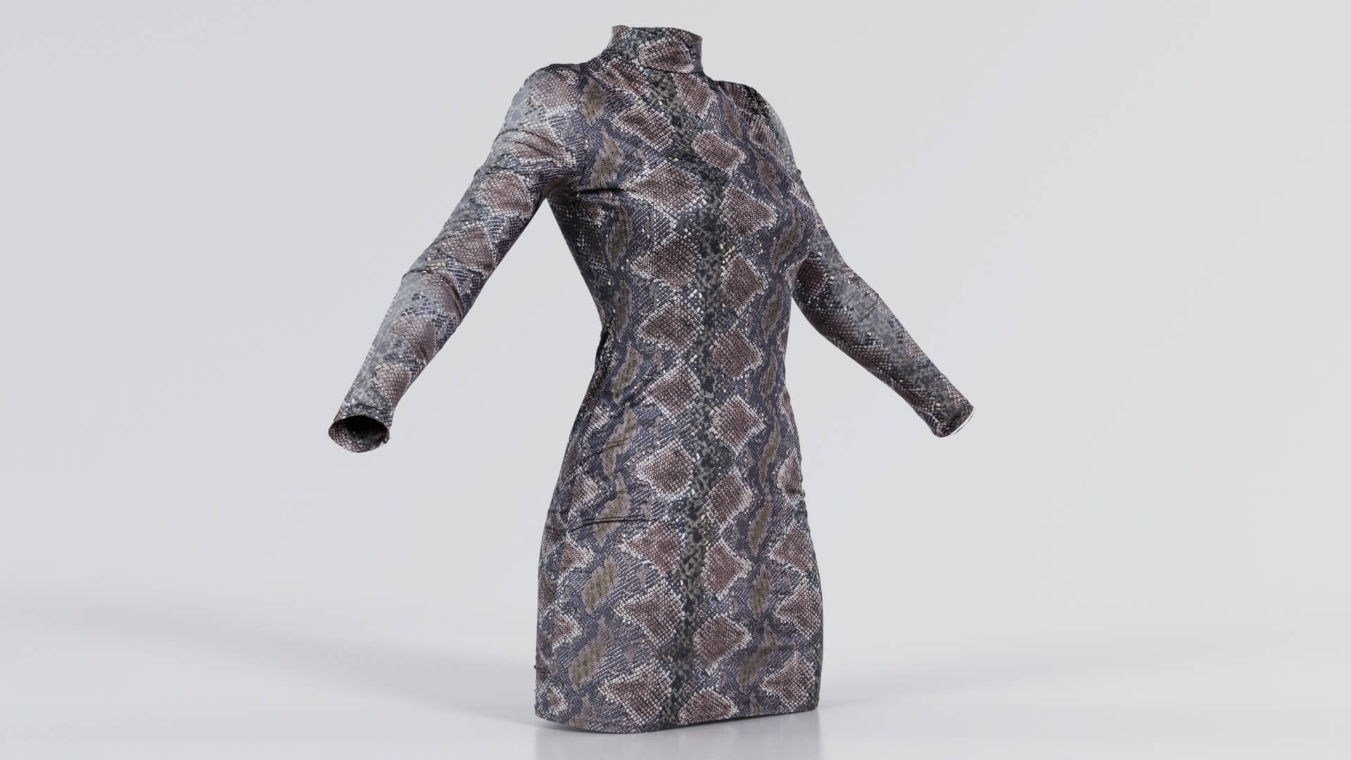 Snake Dress - 3D Model by Polygonal Miniatures