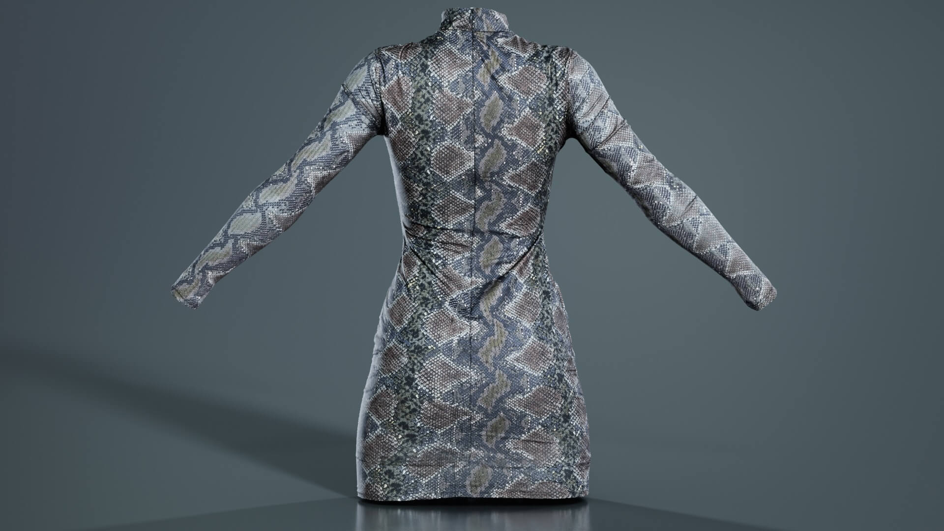 Snake Dress - 3D Model by Polygonal Miniatures