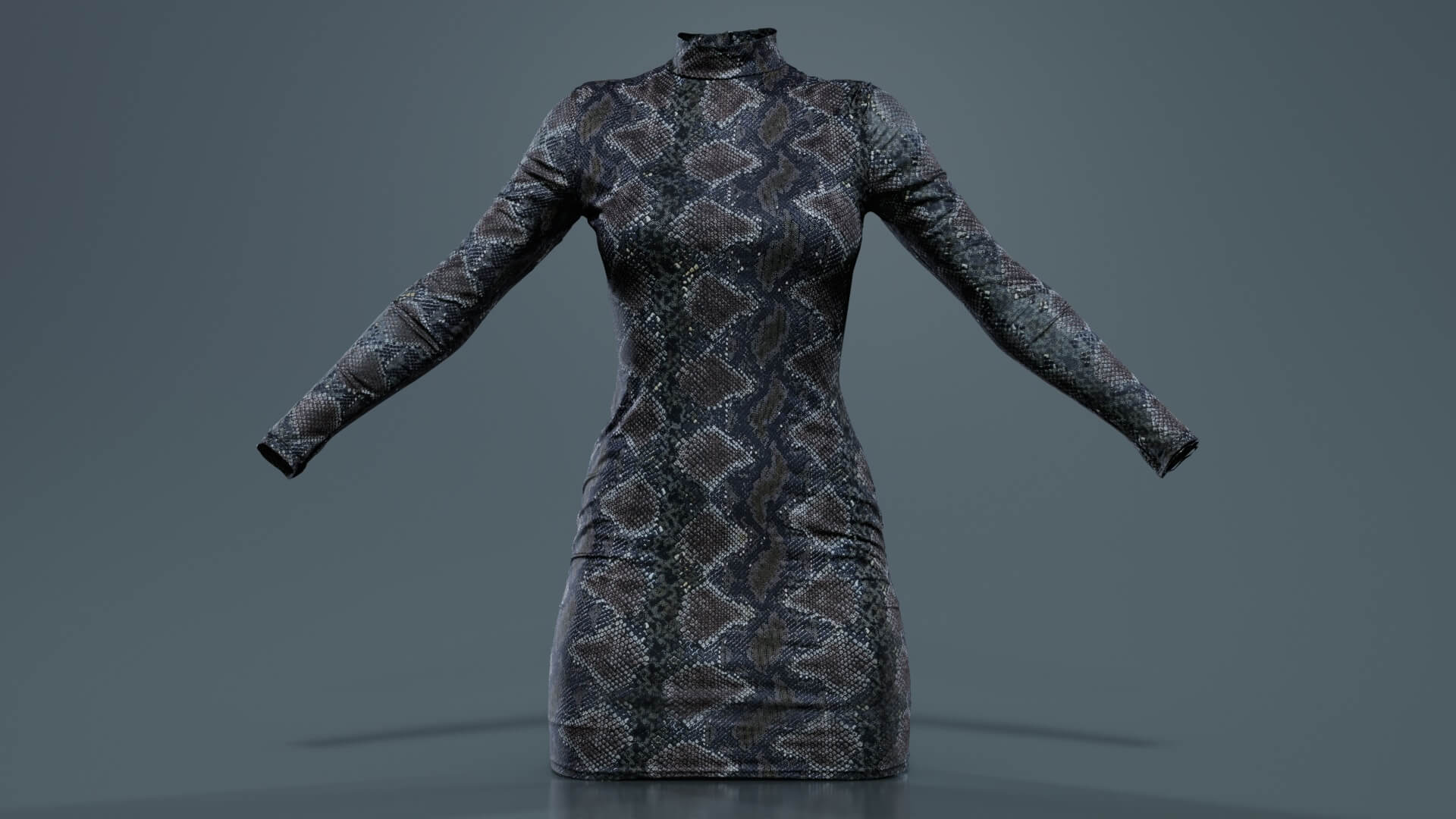 Snake Dress - 3D Model by Polygonal Miniatures