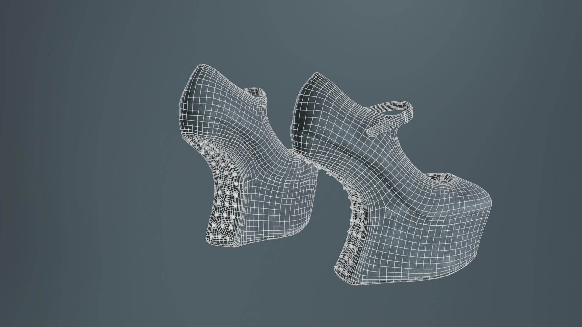 Spiky Wedges - 3D Model by Polygonal Miniatures