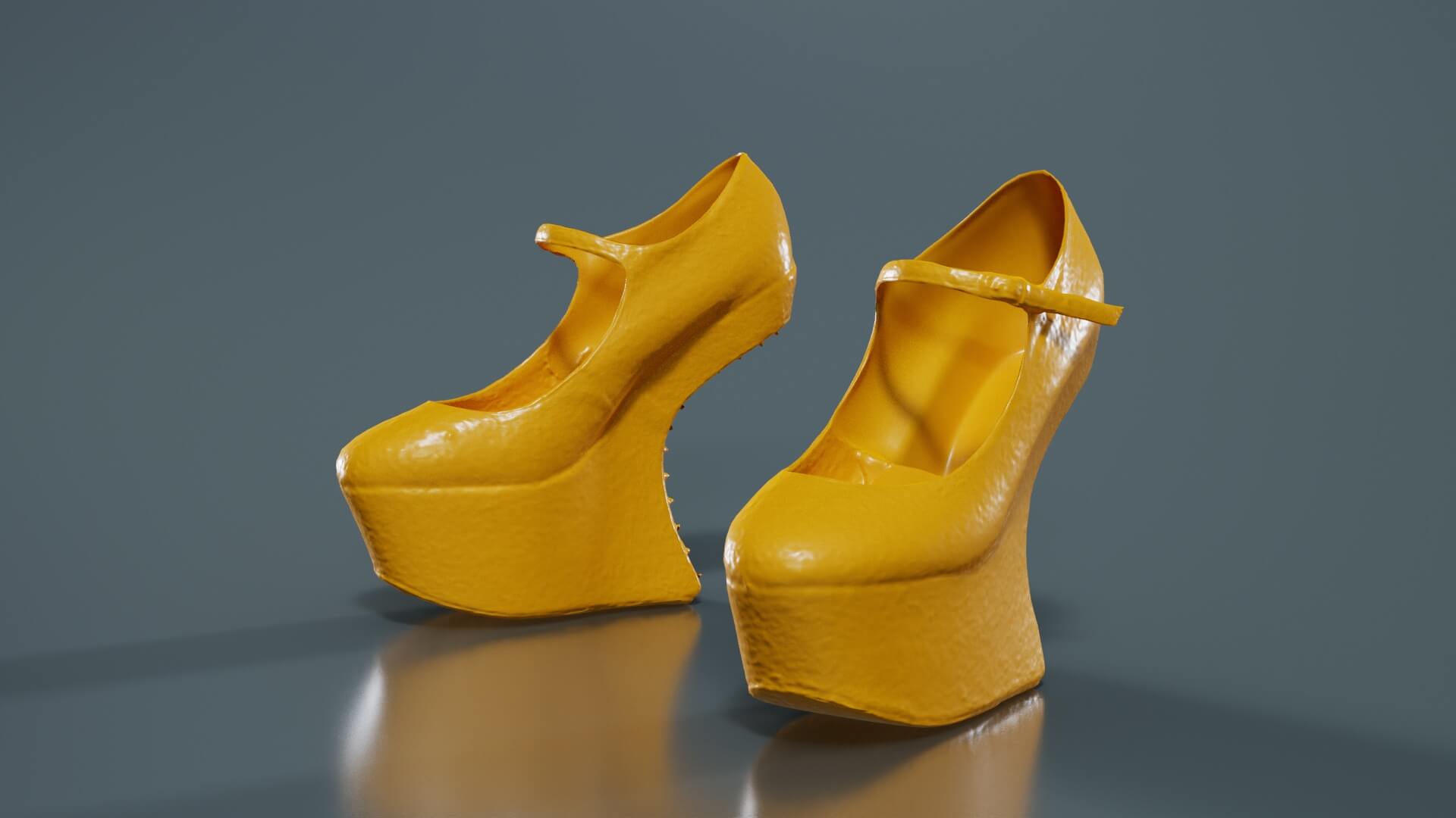 Spiky Wedges - 3D Model by Polygonal Miniatures