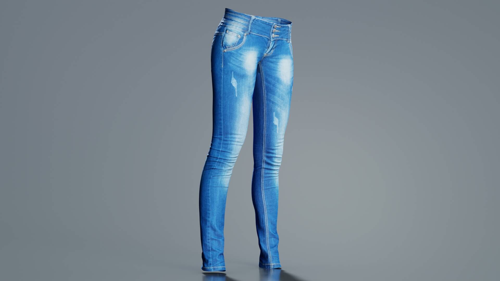 Spotted Jeans - 3D Model by Polygonal Miniatures