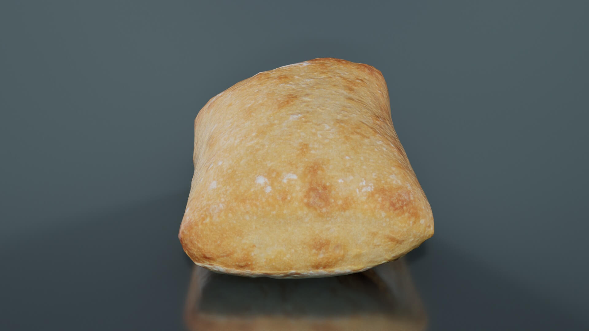 Square Olive Pistolet - 3D Model by Polygonal Miniatures