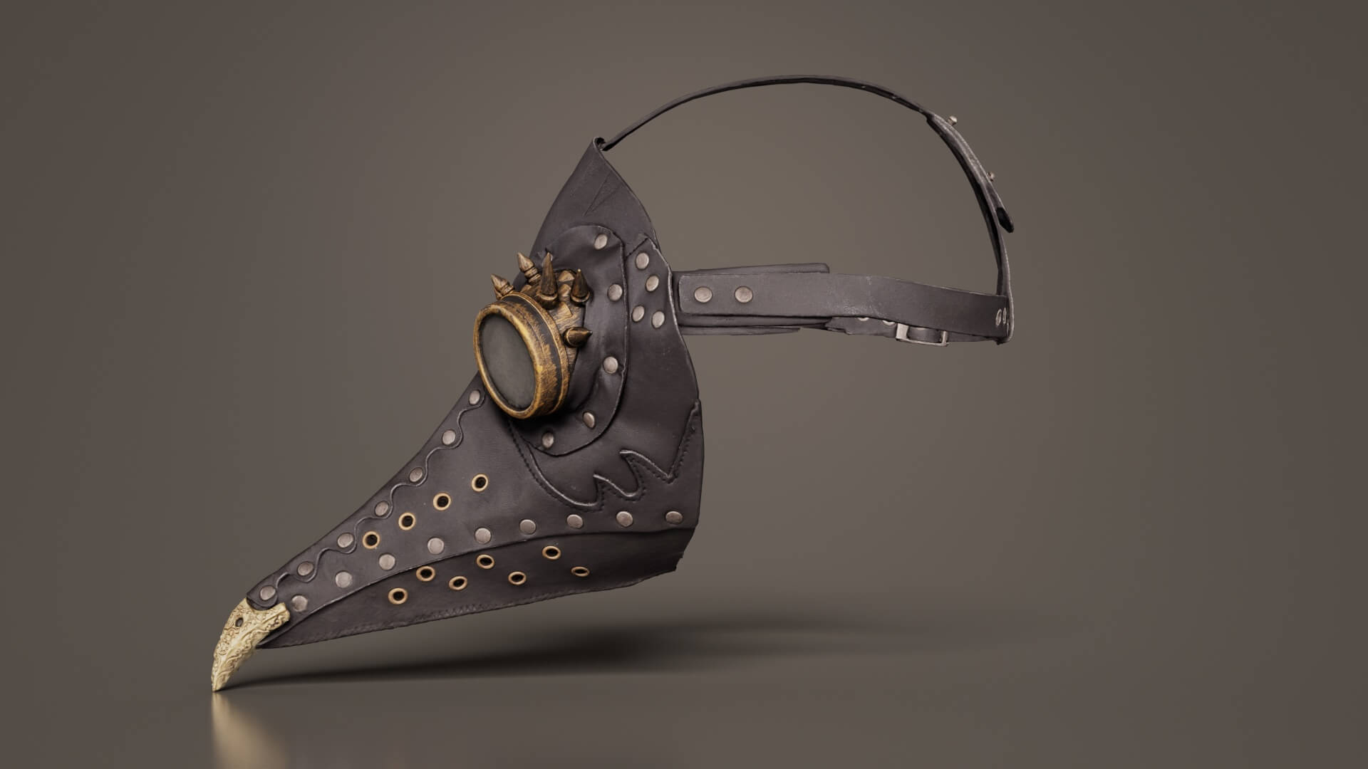 Steam Punk Bird Snout - 3D Model by Polygonal Miniatures