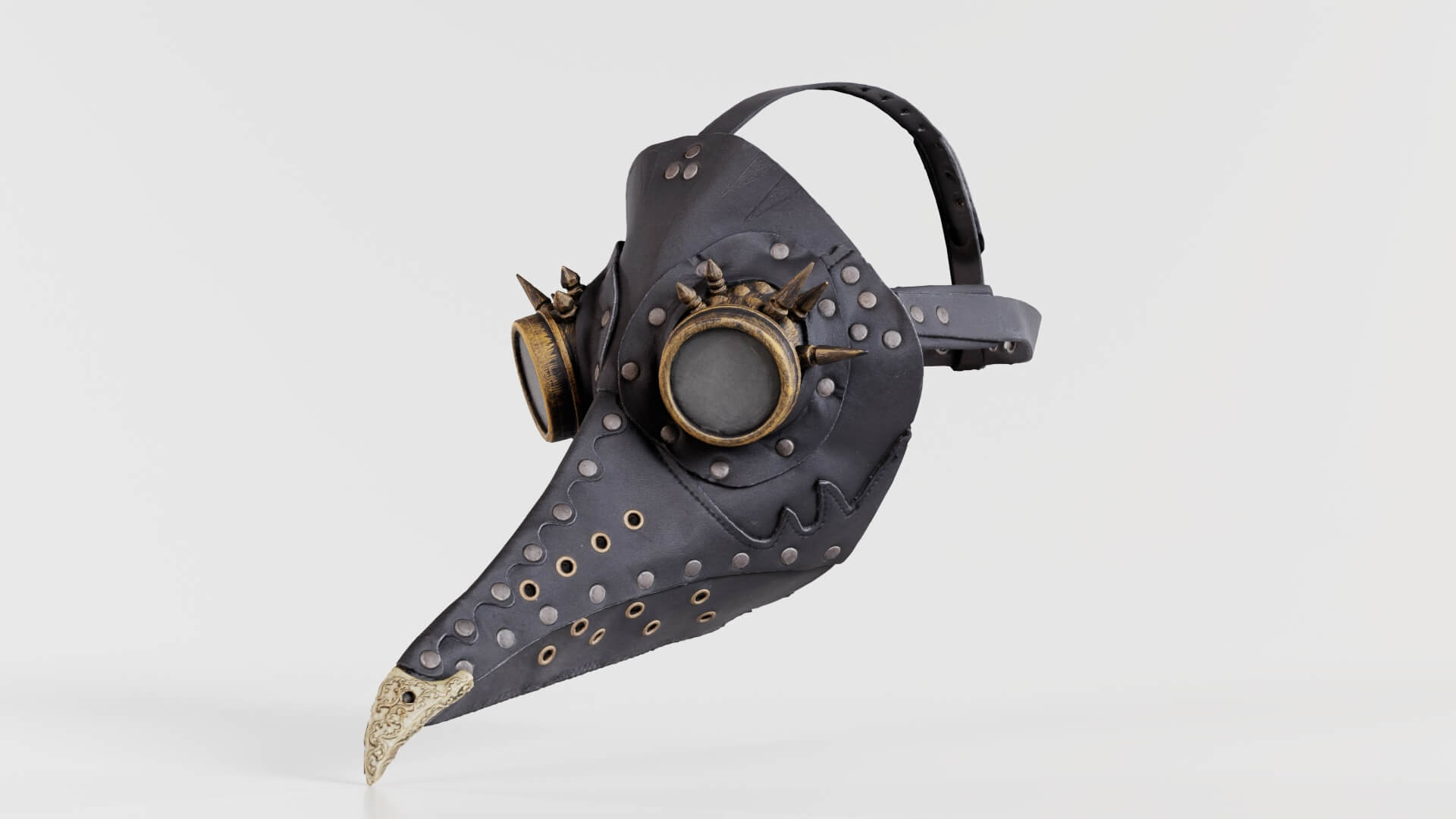Steam Punk Bird Snout - 3D Model by Polygonal Miniatures