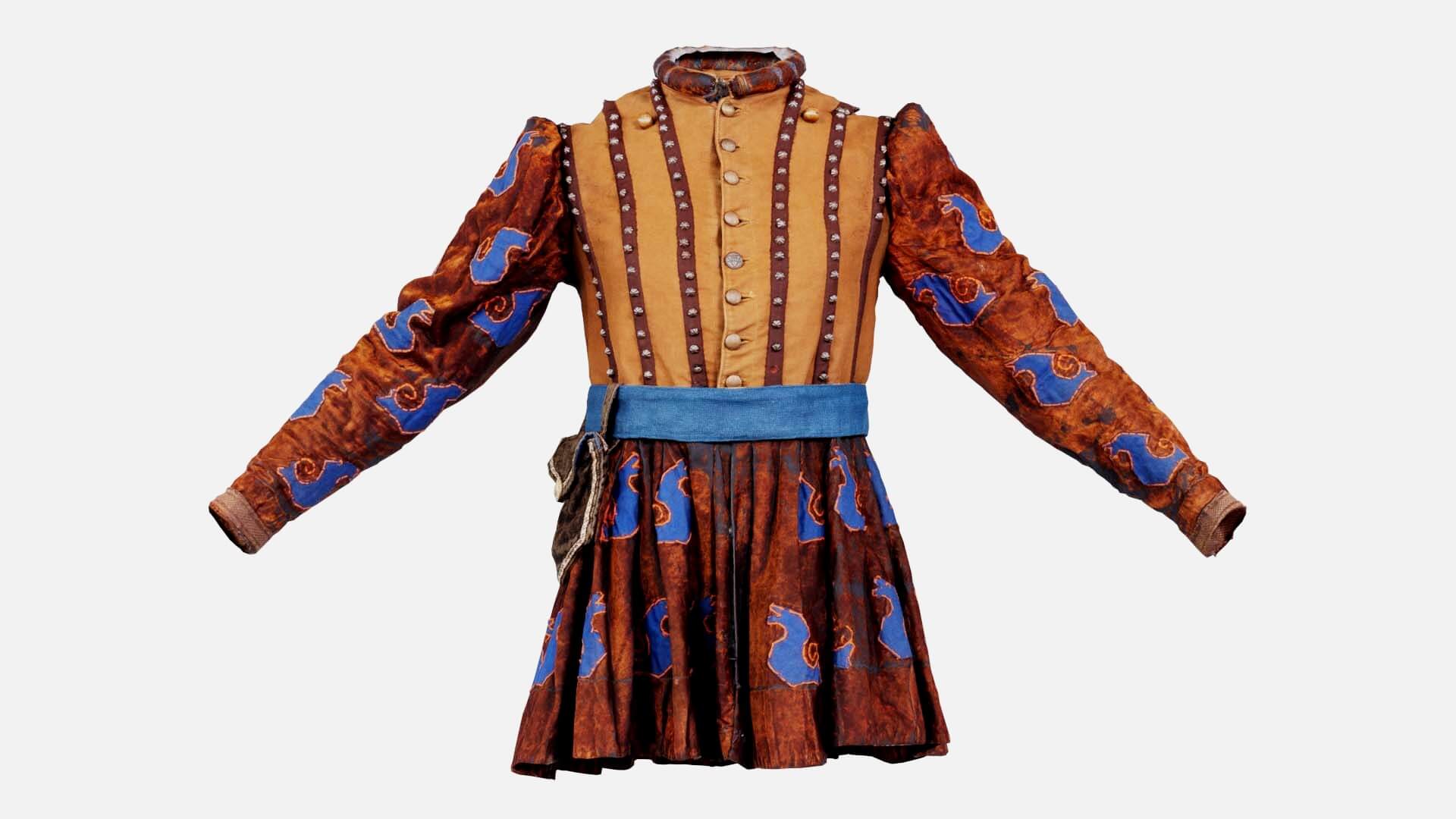 Strap Medieval Costume - 3D Model by Polygonal Miniatures