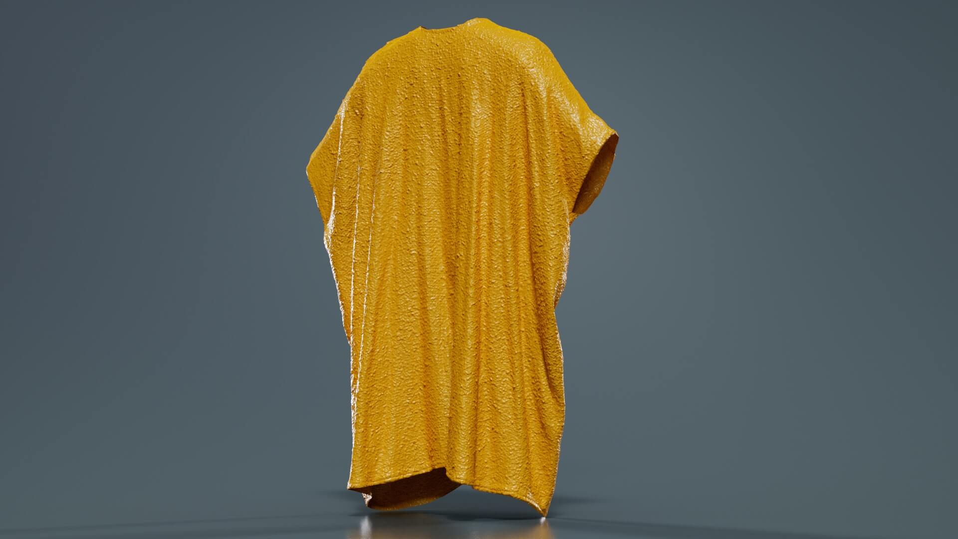 Striped Poncho - 3D Model by Polygonal Miniatures