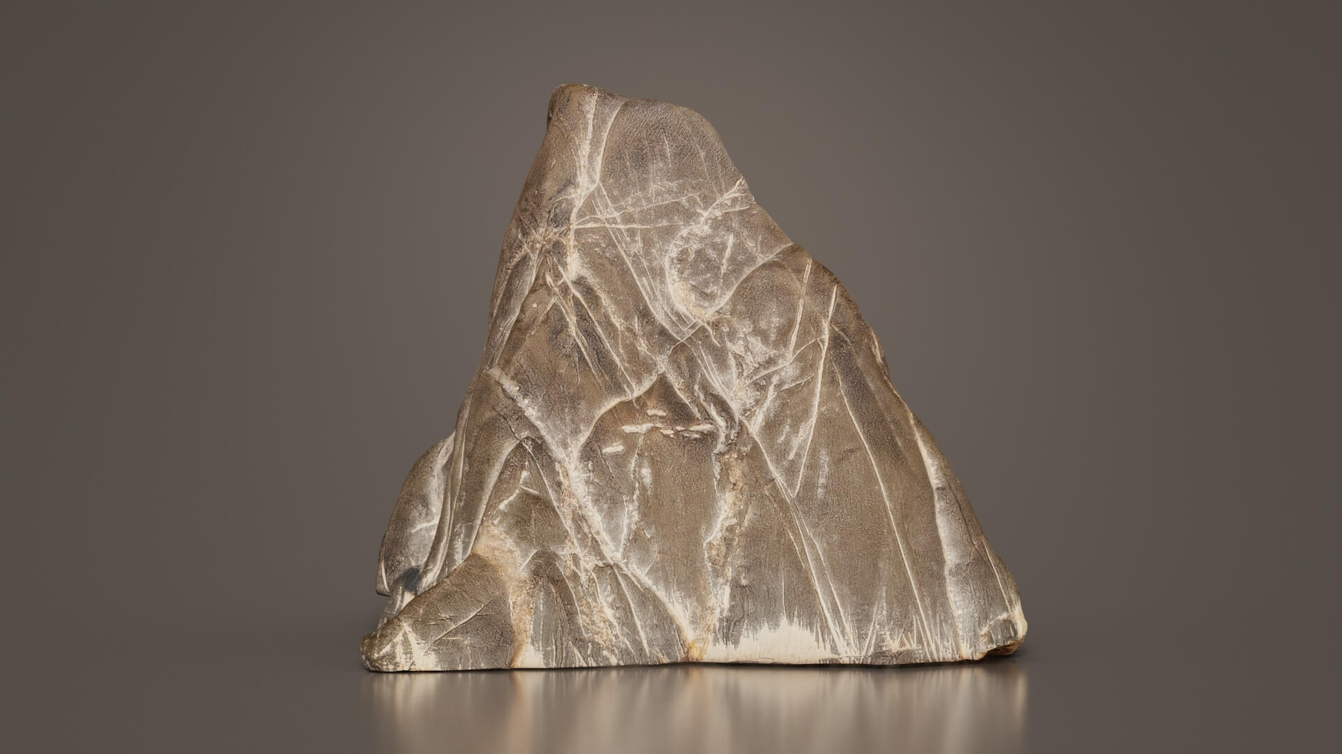 Suiseki Rock 01 - 3D Model by Polygonal Miniatures