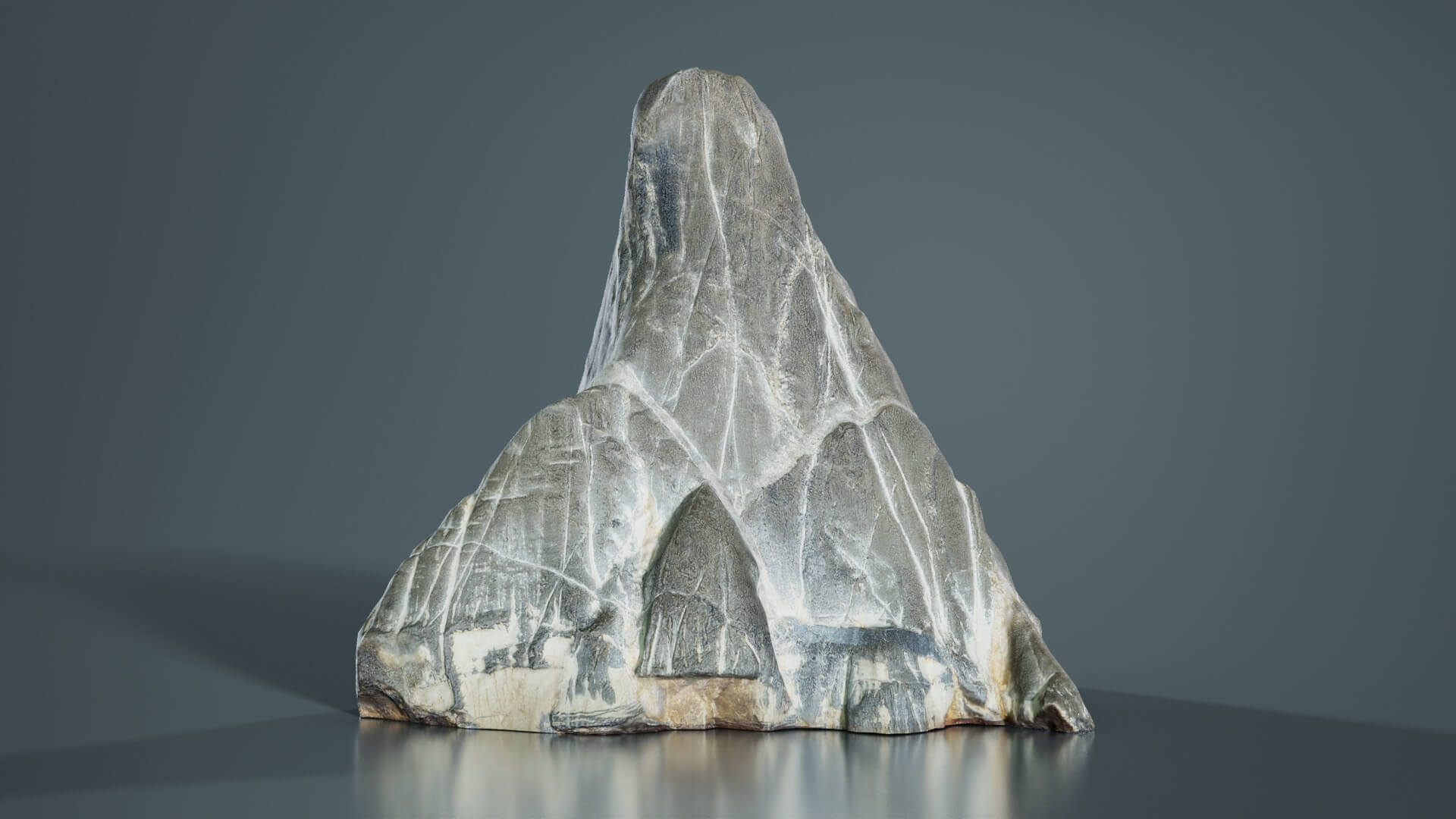 Suiseki Rock 01 - 3D Model by Polygonal Miniatures