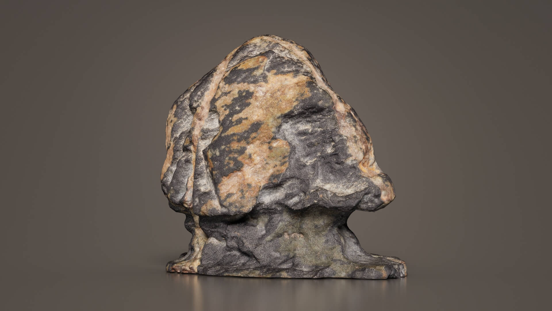 Suiseki Rock 03 - 3D Model by Polygonal Miniatures
