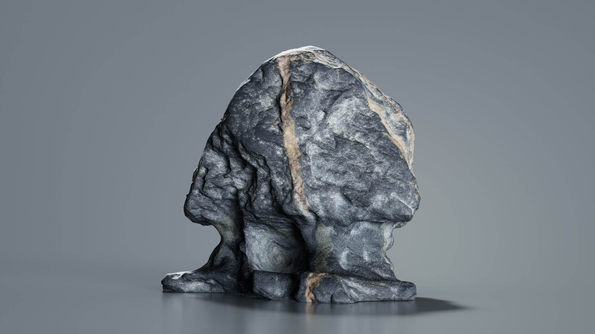 Suiseki Rock 03 - 3D Model by Polygonal Miniatures