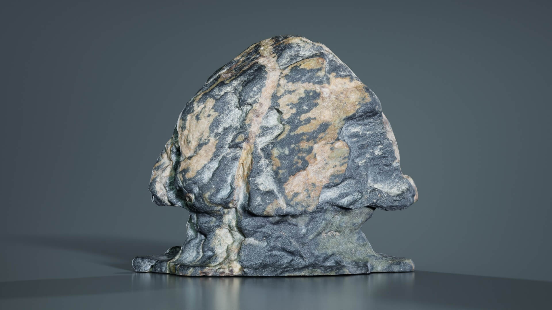 Suiseki Rock 03 - 3D Model by Polygonal Miniatures