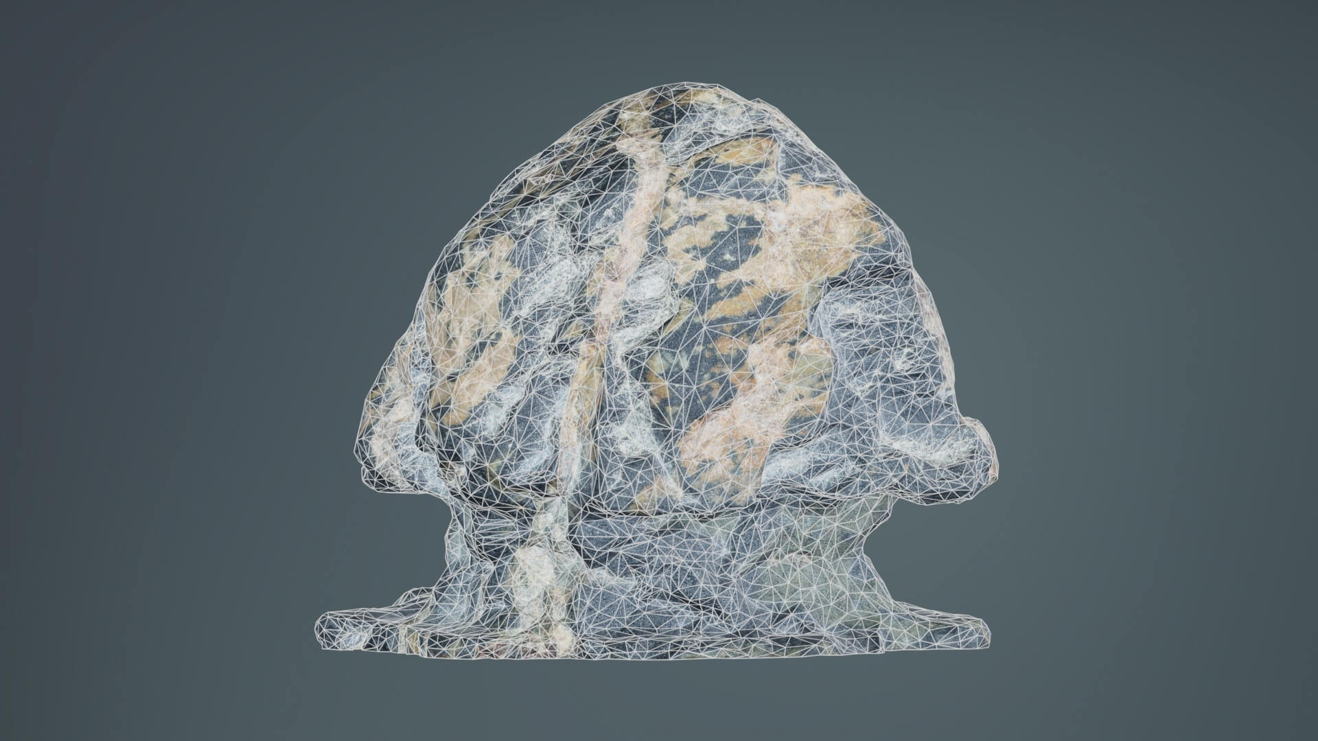 Suiseki Rock 03 - 3D Model by Polygonal Miniatures