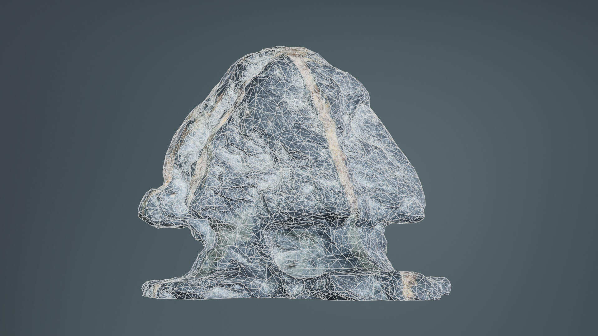 Suiseki Rock 03 - 3D Model by Polygonal Miniatures