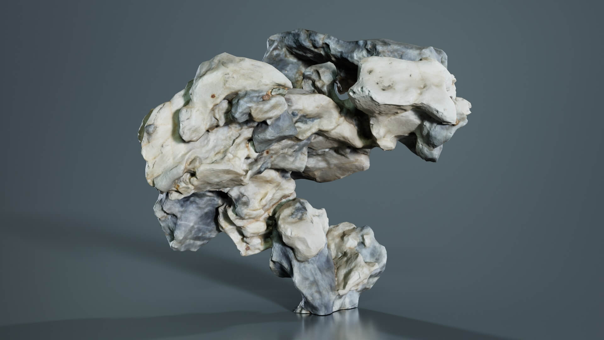 Suiseki Rock 06 - 3D Model by Polygonal Miniatures