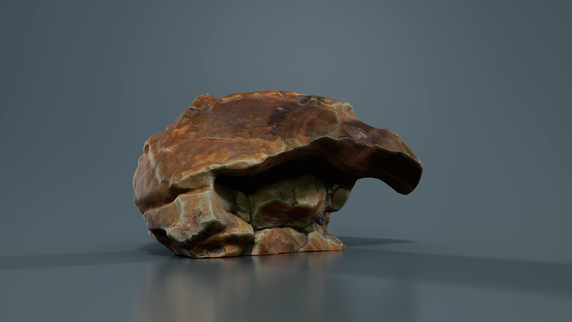 Suiseki Rock 10 - 3D Model by Polygonal Miniatures