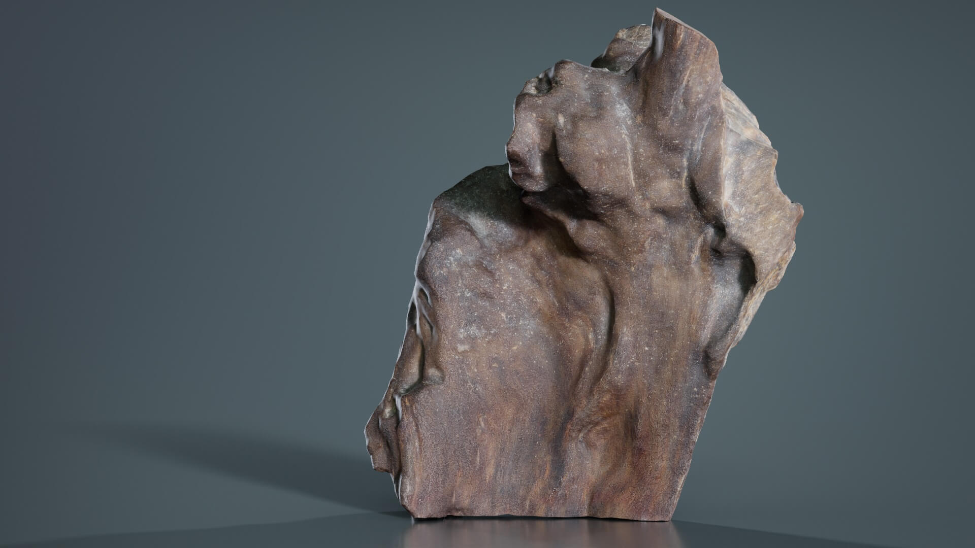 Suiseki Rock 12 - 3D Model by Polygonal Miniatures