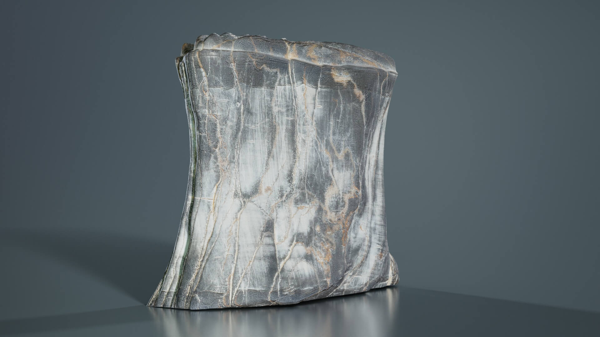 Suiseki Rock 13 - 3D Model by Polygonal Miniatures