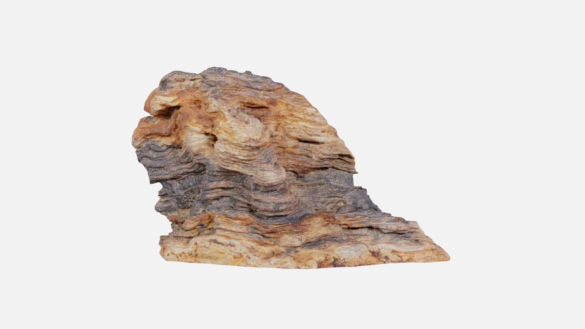 Suiseki Rock 16 - 3D Model by Polygonal Miniatures