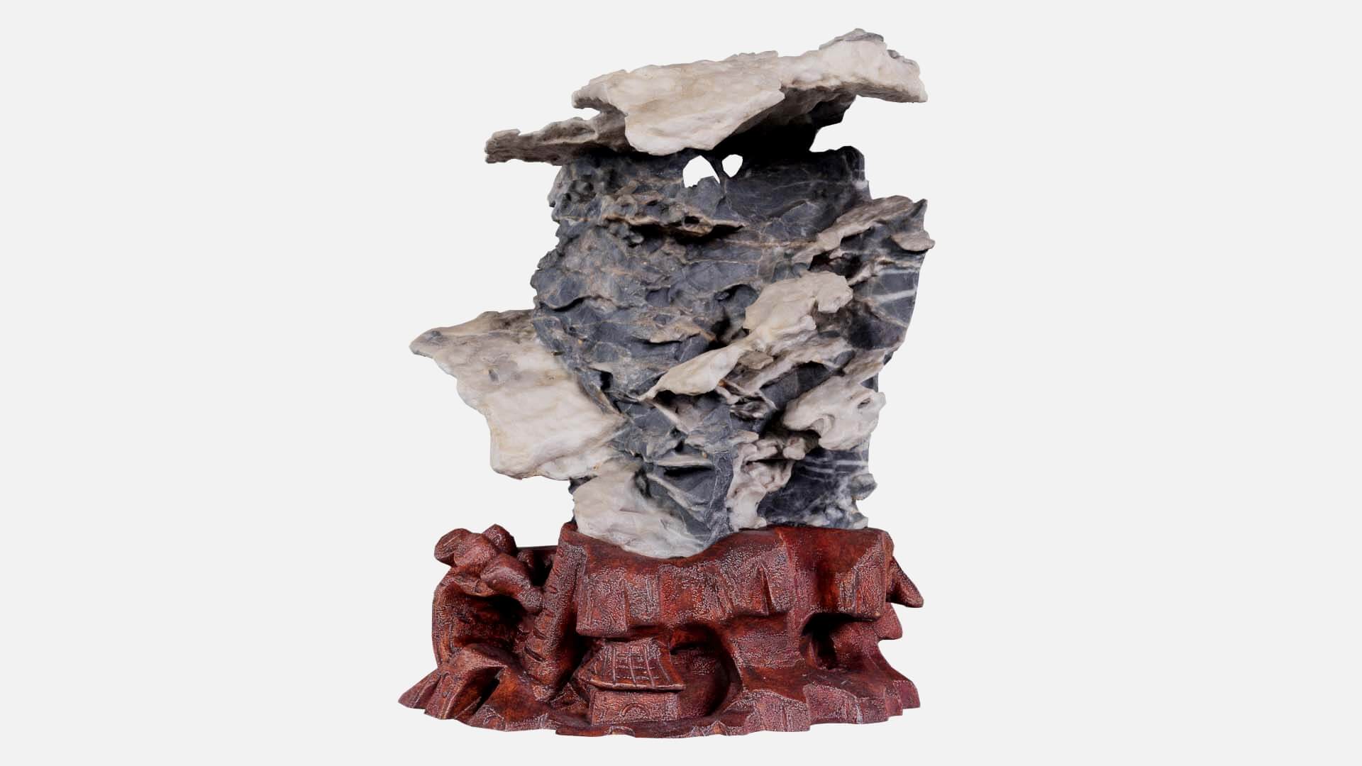 Suiseki Rock 19 - 3D Model by Polygonal Miniatures