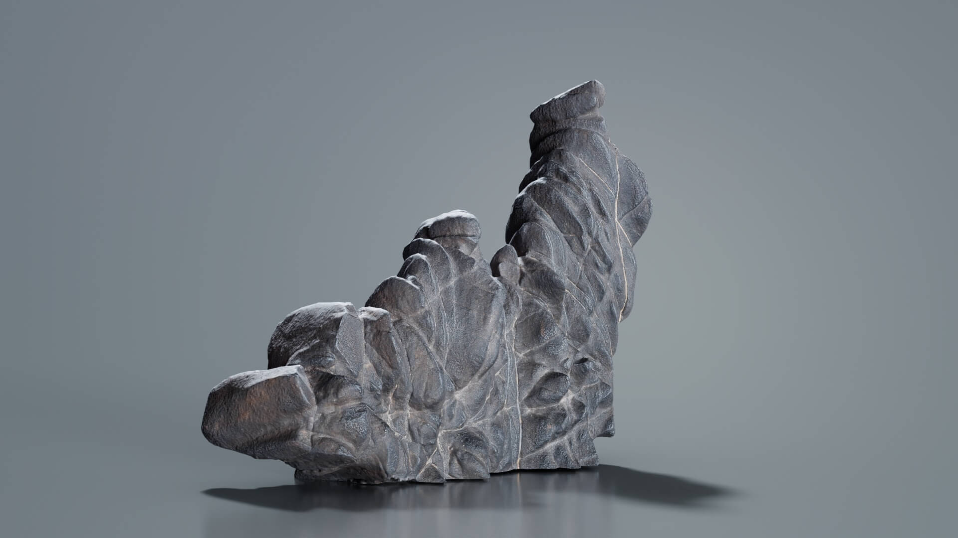 Suiseki Rock 22 - 3D Model by Polygonal Miniatures