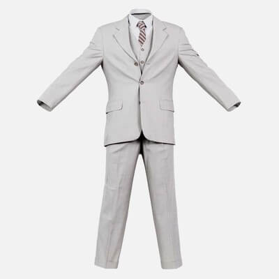 Suit B Closed - 3D Model by Polygonal Miniatures