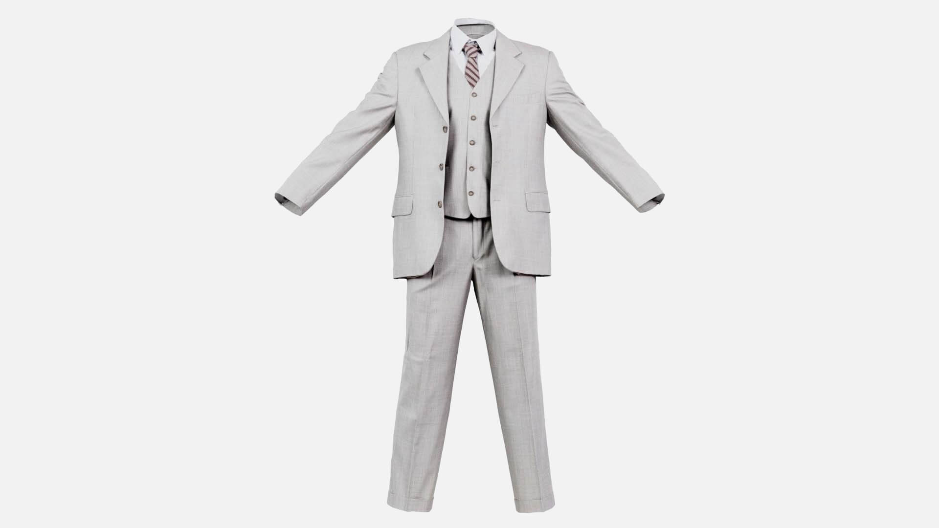 Suit B Open - 3D Model by Polygonal Miniatures