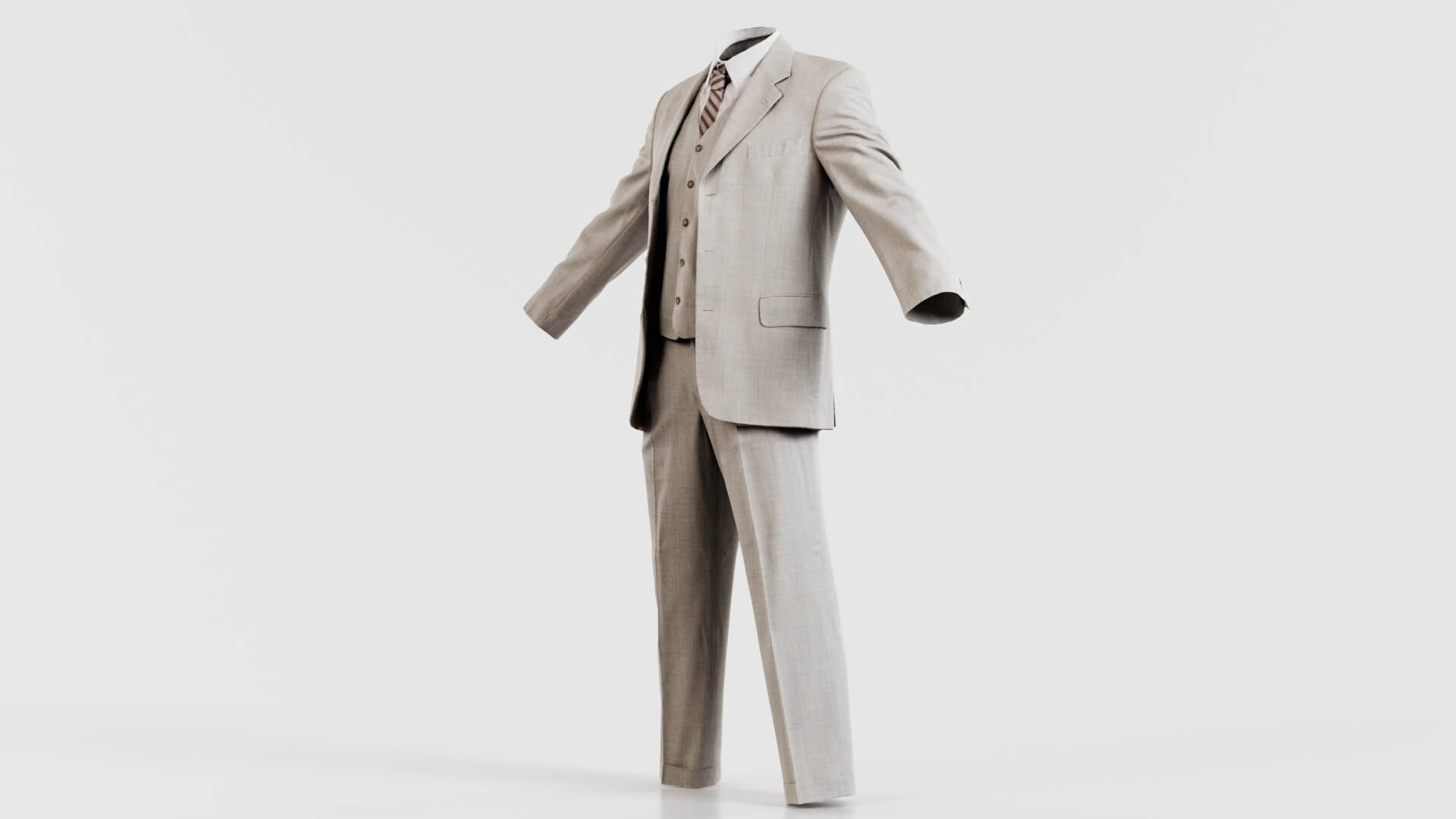 Suit B Open - 3D Model by Polygonal Miniatures