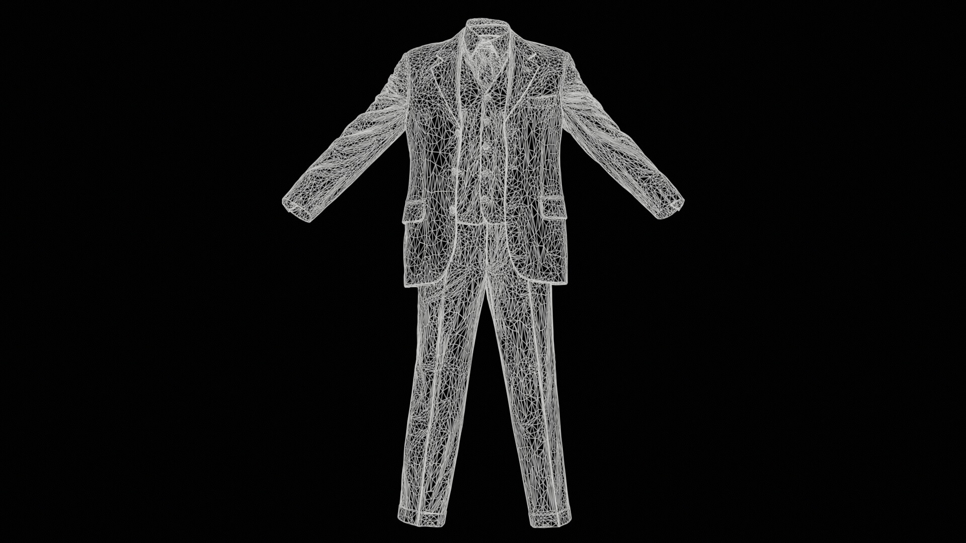 Suit B Open - 3D Model by Polygonal Miniatures