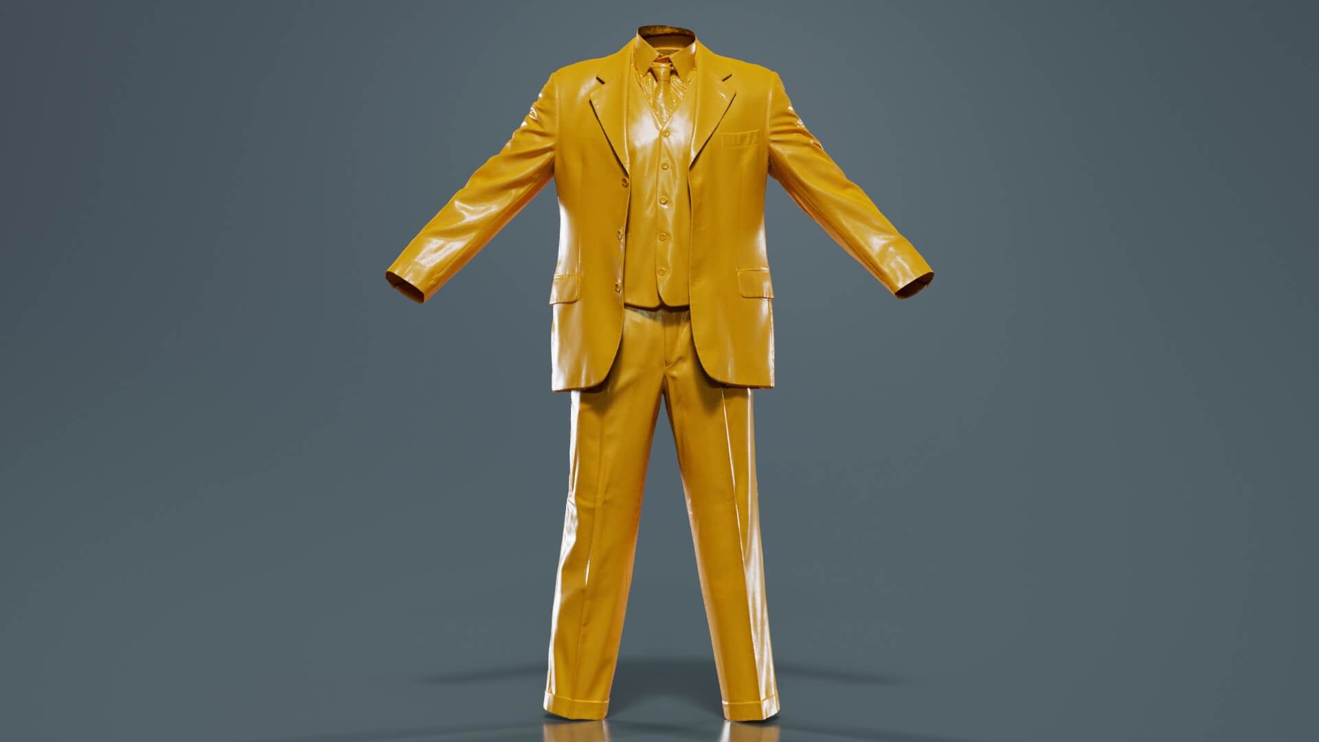 Suit B Open - 3D Model by Polygonal Miniatures