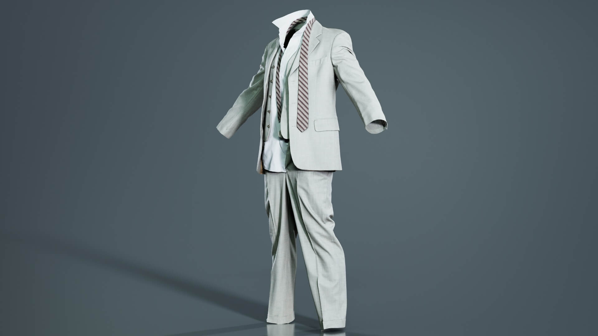 Suit B Undone - 3D Model by Polygonal Miniatures