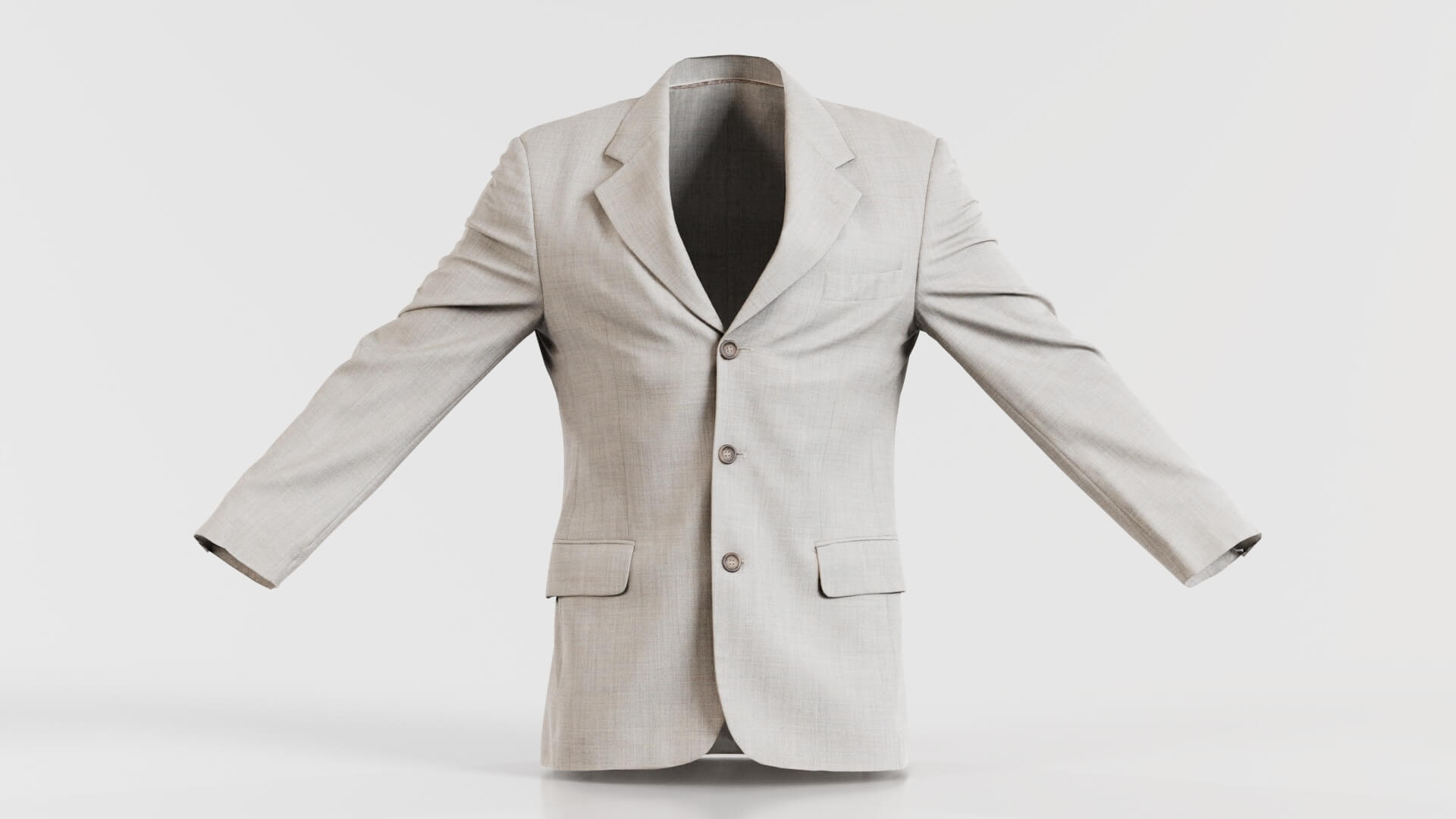 Suit B Vest - 3D Model by Polygonal Miniatures
