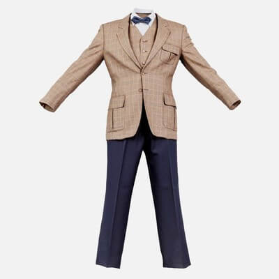 Suit C Closed - 3D Model by Polygonal Miniatures