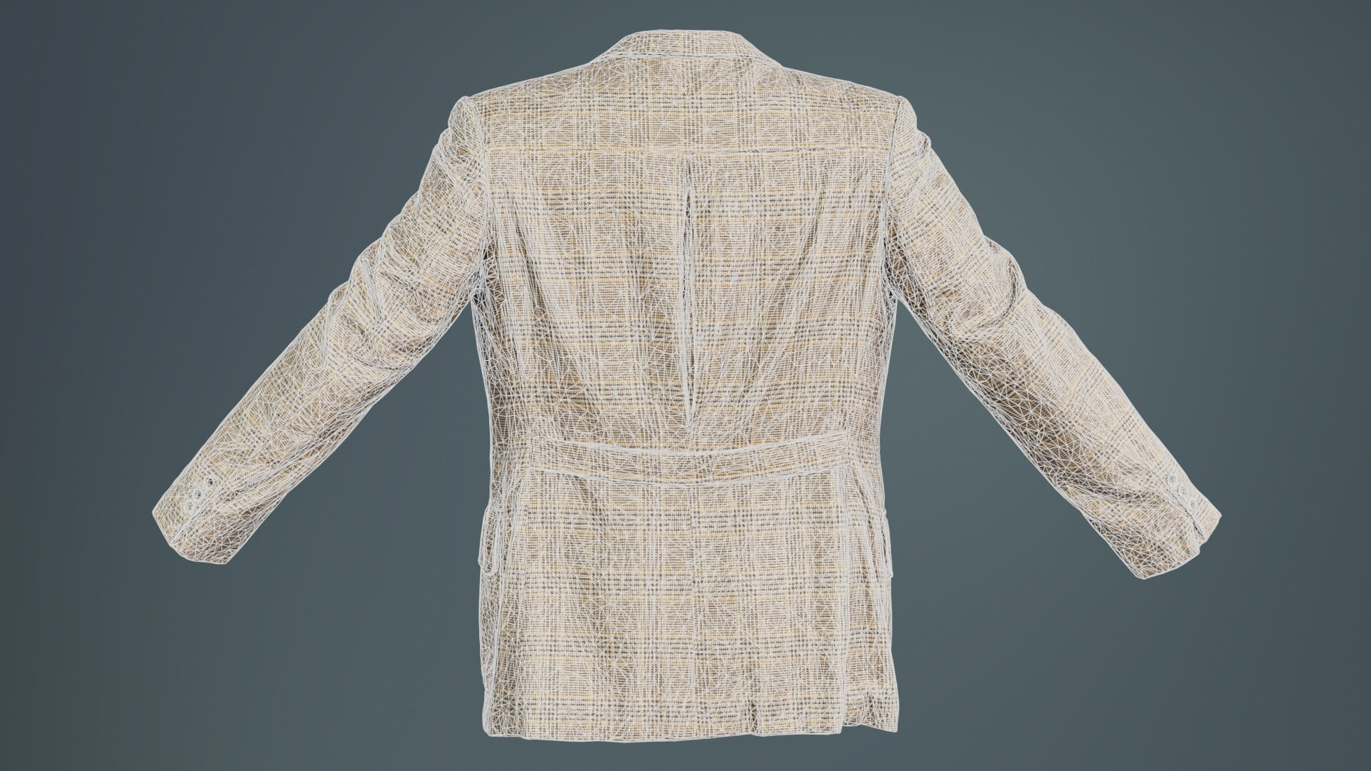 Suit C Vest Open - 3D Model by Polygonal Miniatures