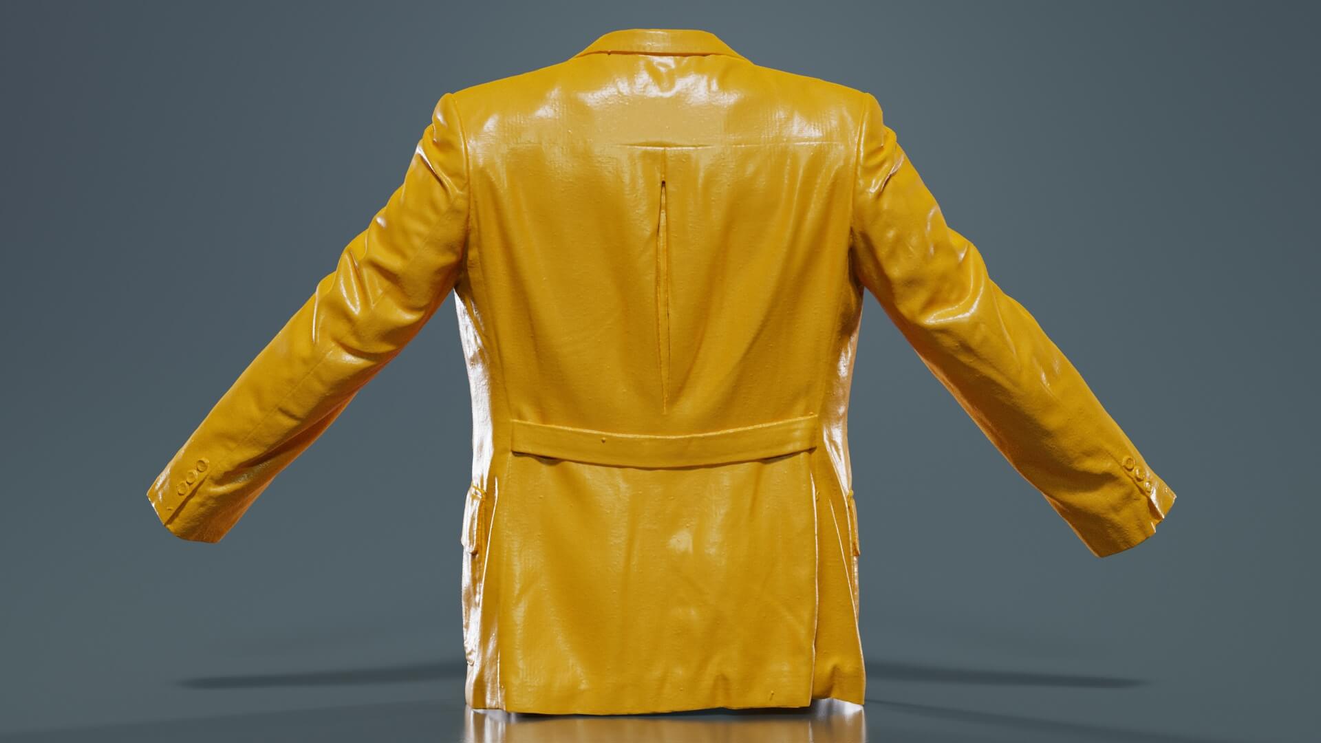 Suit C Vest Open - 3D Model by Polygonal Miniatures
