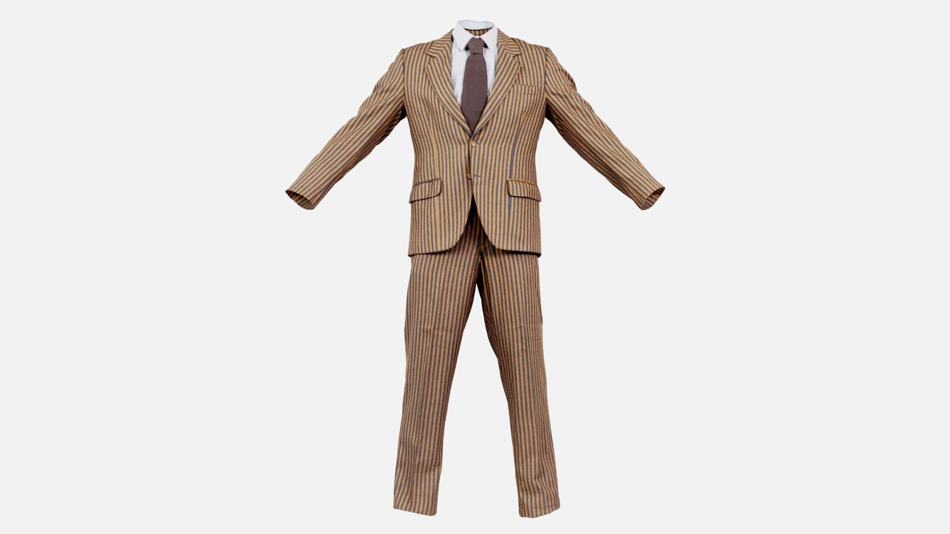 Suit F Closed - 3D Model by Polygonal Miniatures