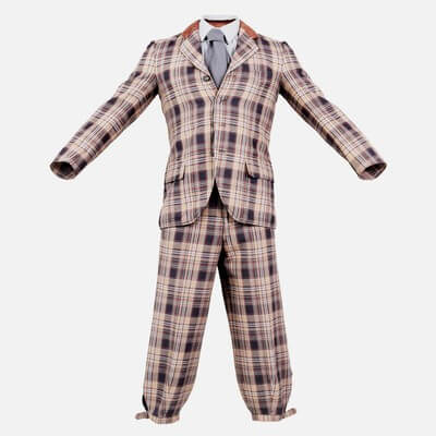 Suit G Closed - 3D Model by Polygonal Miniatures