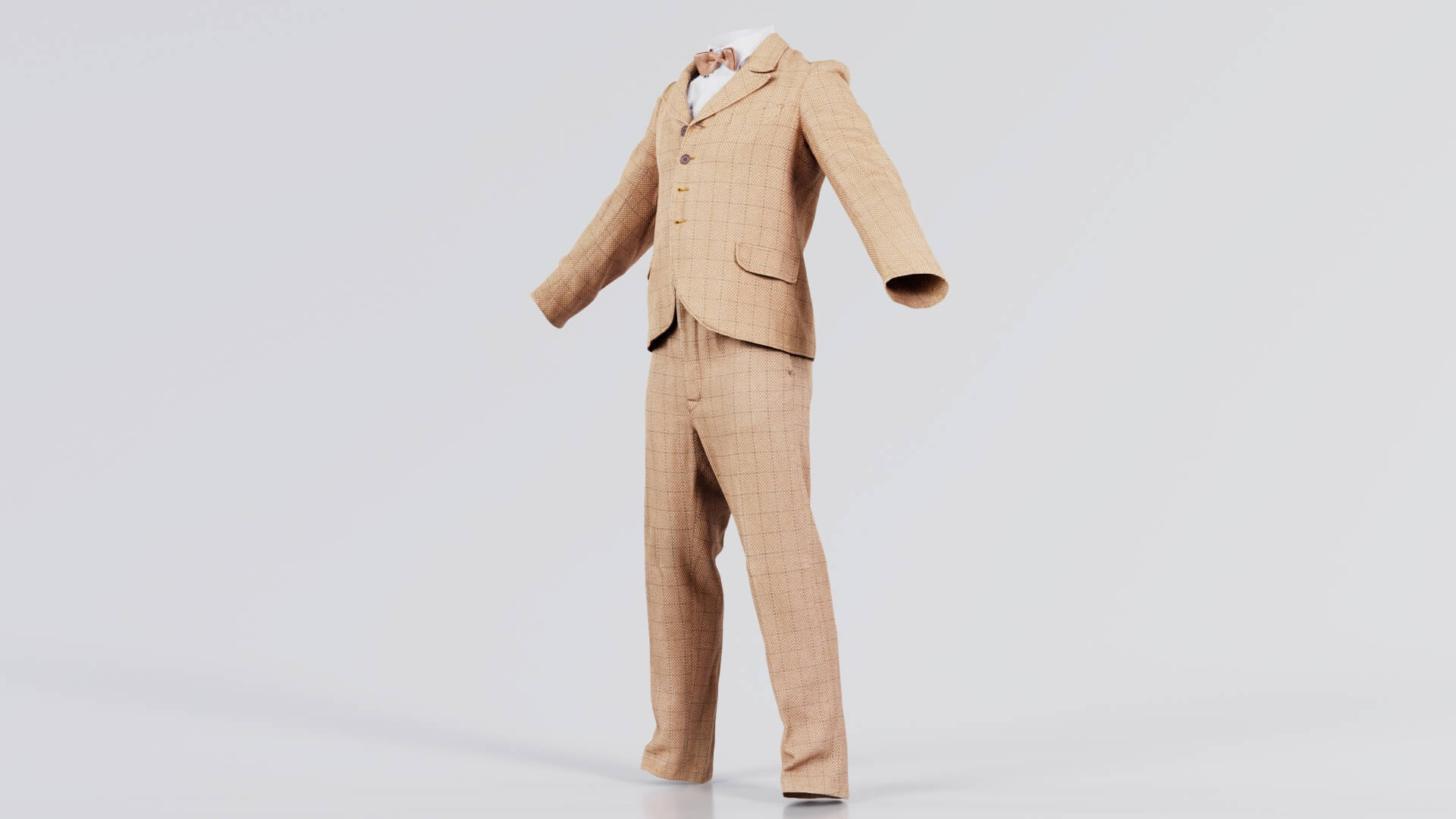 Suit H Closed - 3D Model by Polygonal Miniatures