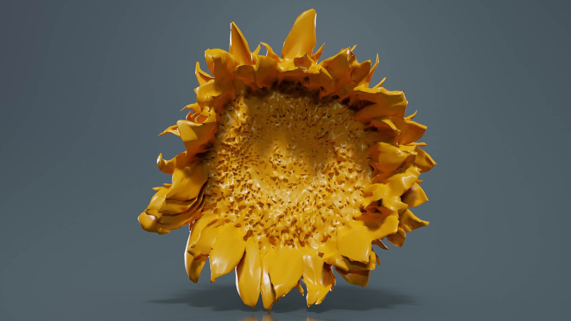 Sunflower Brown - 3D Model by Polygonal Miniatures