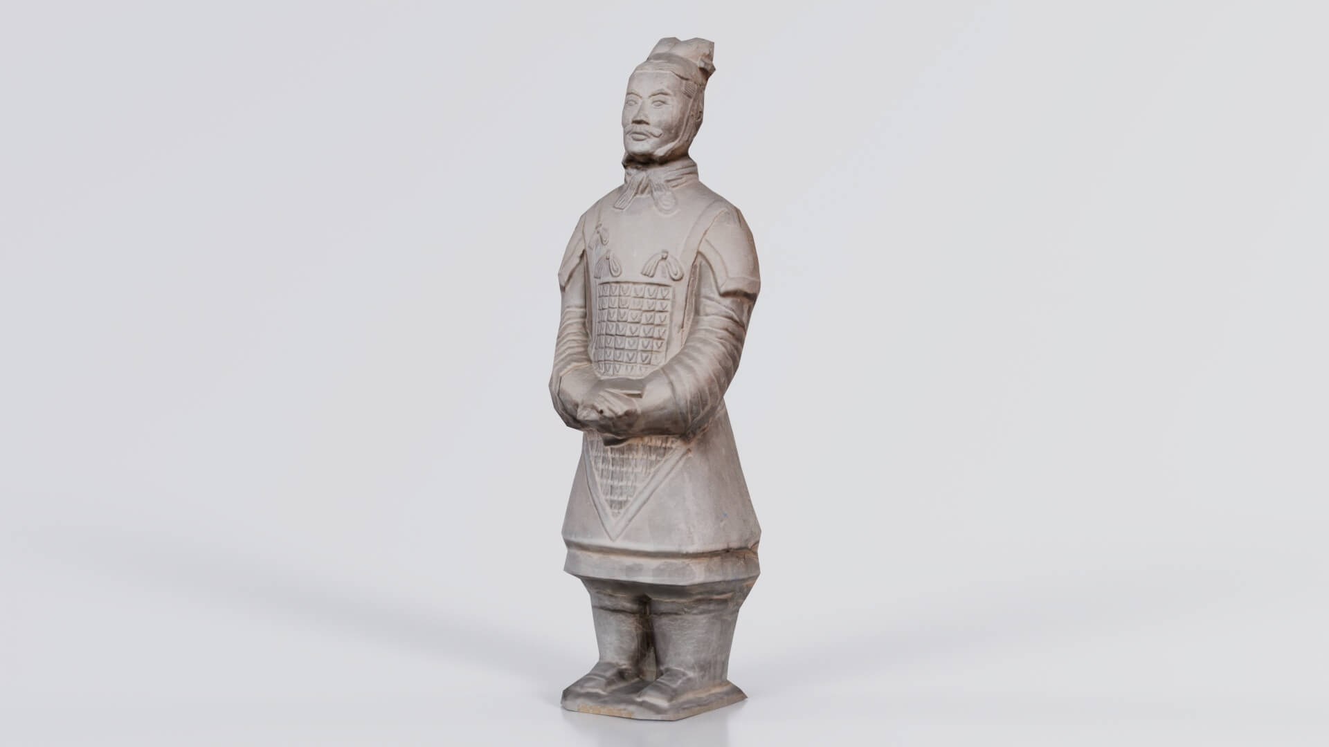 Terracotta Warrior - 3D Model by Polygonal Miniatures
