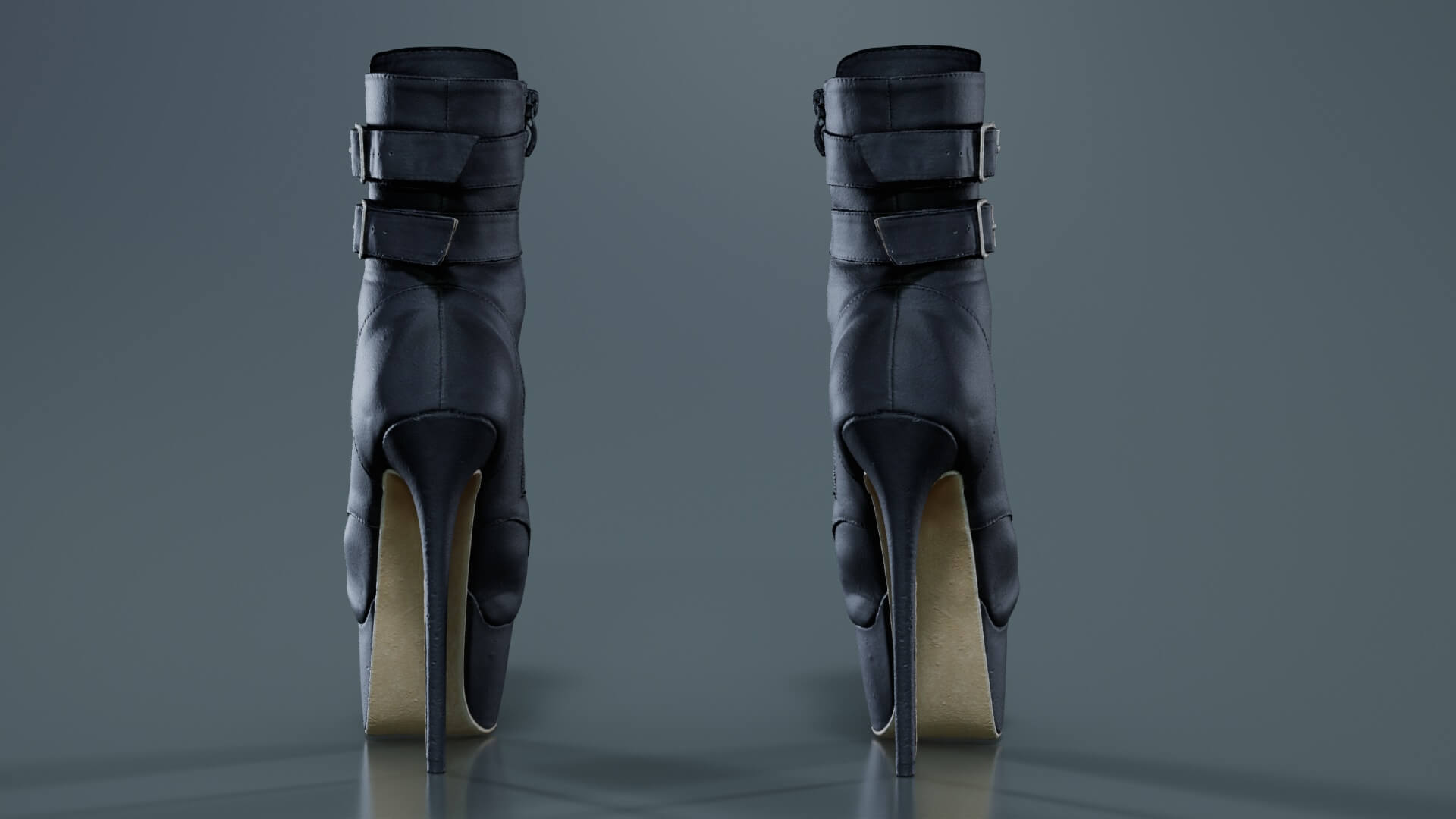 Thin Stiletto Heels - 3D Model by Polygonal Miniatures