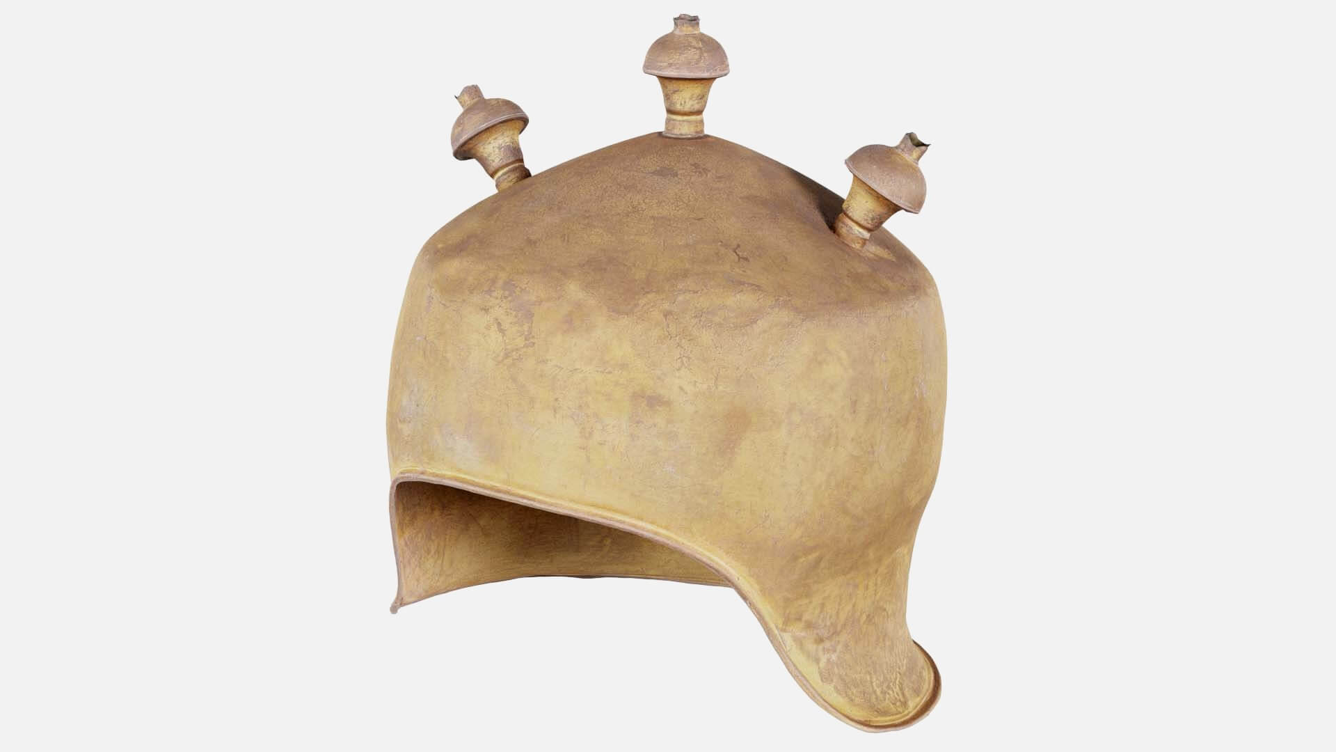 Three Spikes Helmet - 3D Model by Polygonal Miniatures