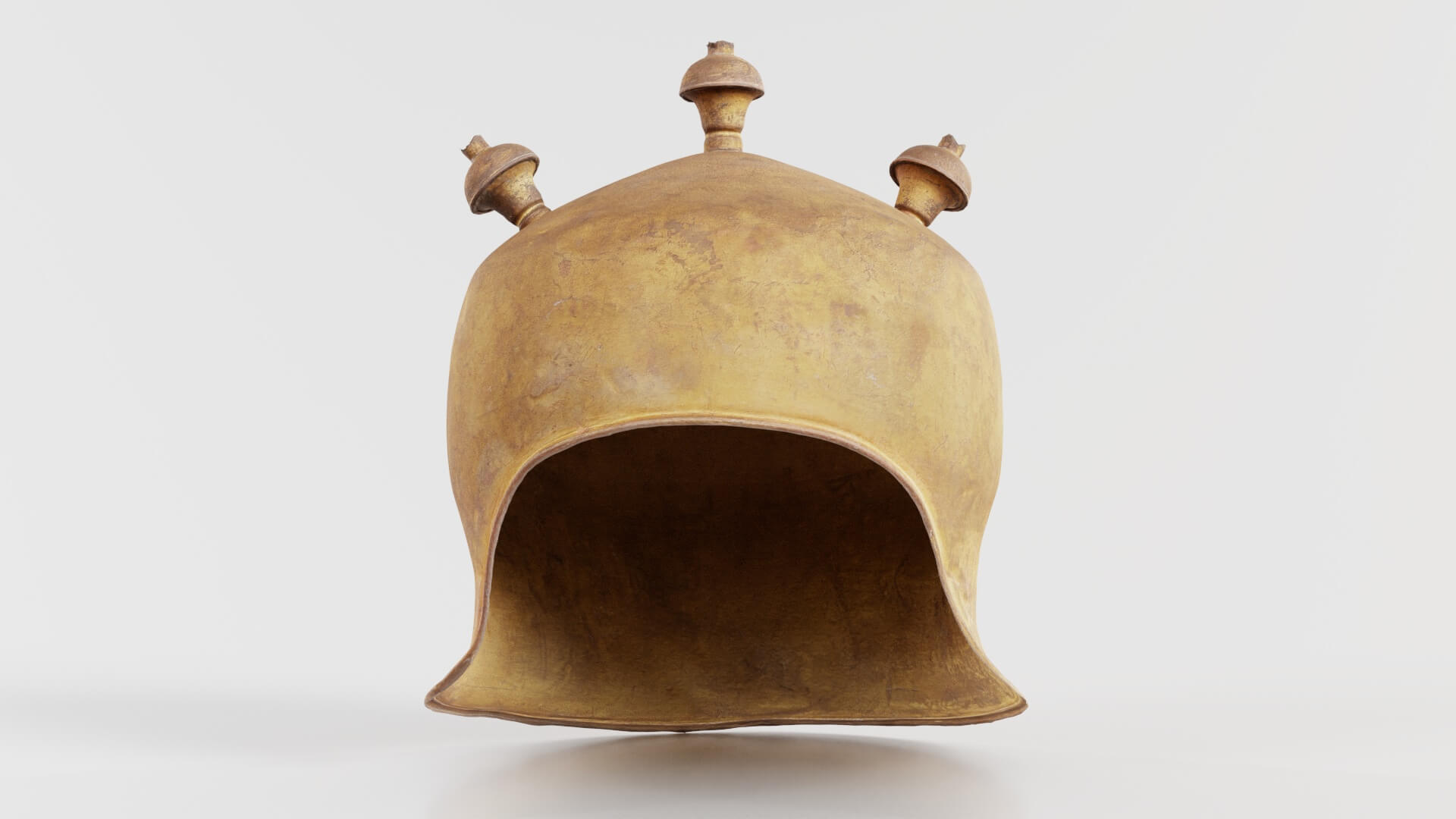 Three Spikes Helmet - 3D Model by Polygonal Miniatures