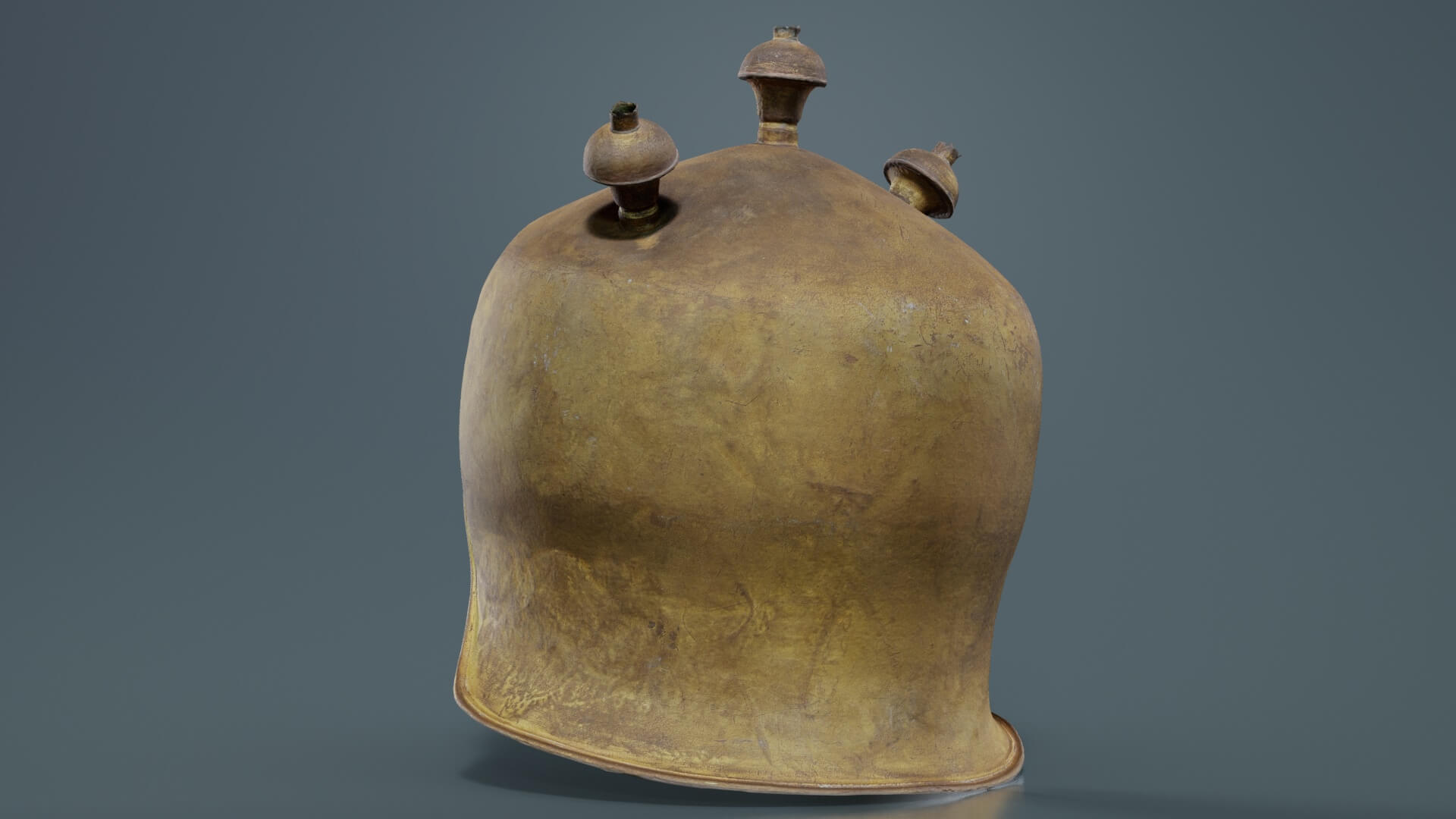 Three Spikes Helmet - 3D Model by Polygonal Miniatures