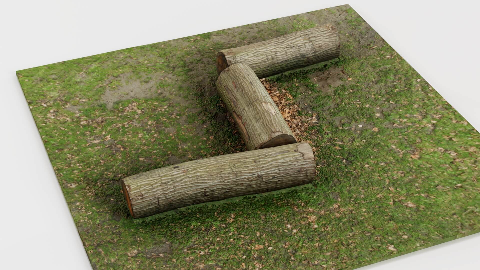 Tree Trunks - 3D Model by Polygonal Miniatures