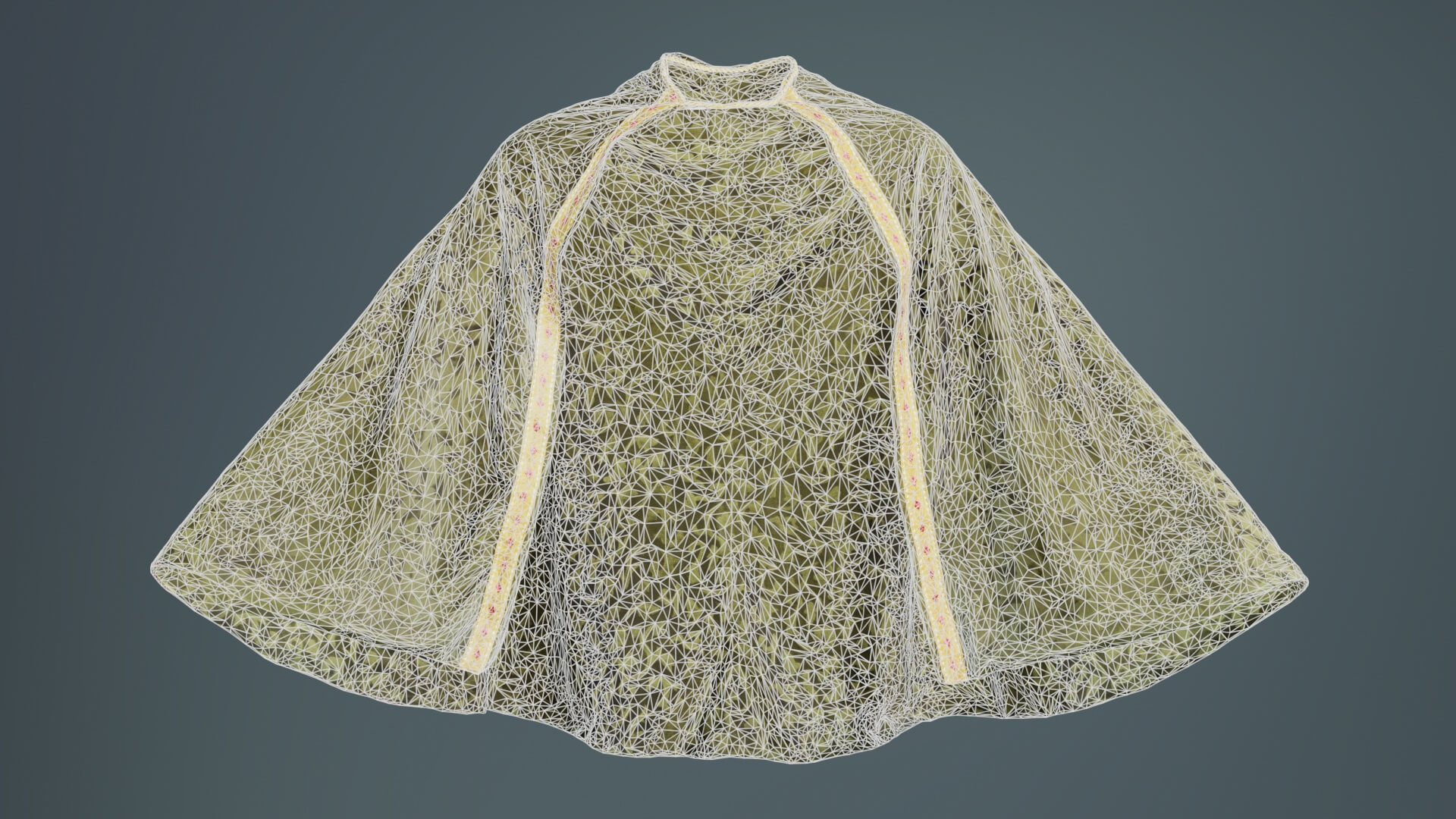 Triangle Cape - 3D Model by Polygonal Miniatures
