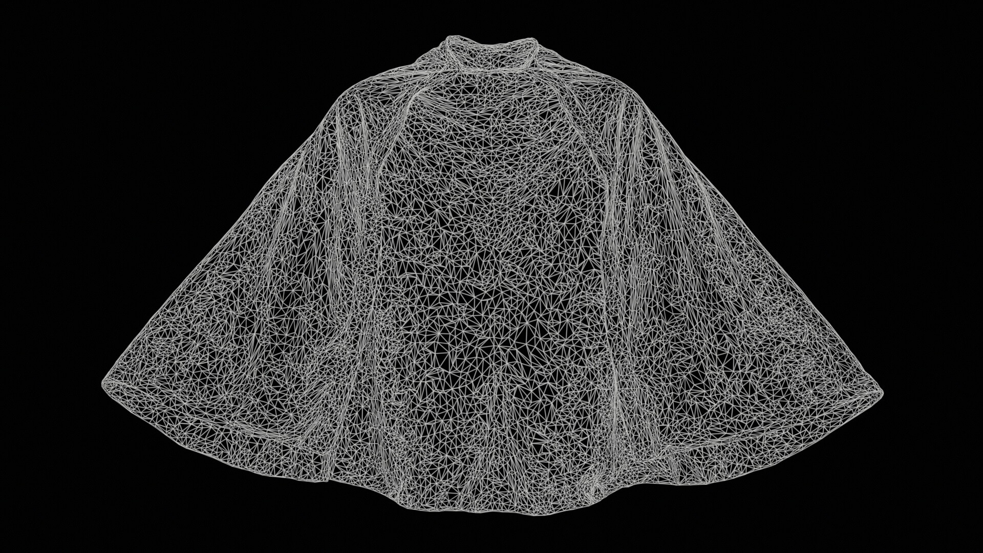 Triangle Cape - 3D Model by Polygonal Miniatures